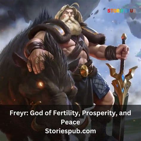 Freyr God Of Fertility Storiespub