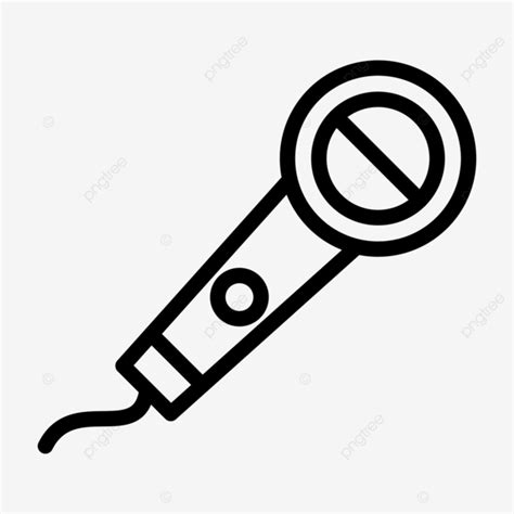 마이크 라인 아이콘 벡터 마이크 아이콘 마이크 마이크로폰 Png 일러스트 및 벡터 에 대한 무료 다운로드 Pngtree