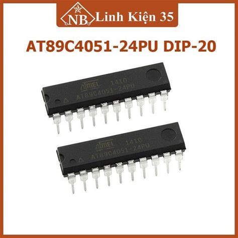 Ic Vi điều Khiển At89c4051 24pu Chân Cắm Dip 20 Lazada Vn
