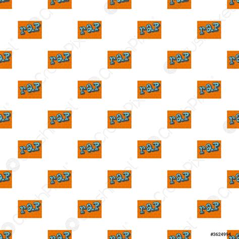 Rap On Bricks Wall Pattern Seamless Vector Stock Vector 3624994 Crushpixel