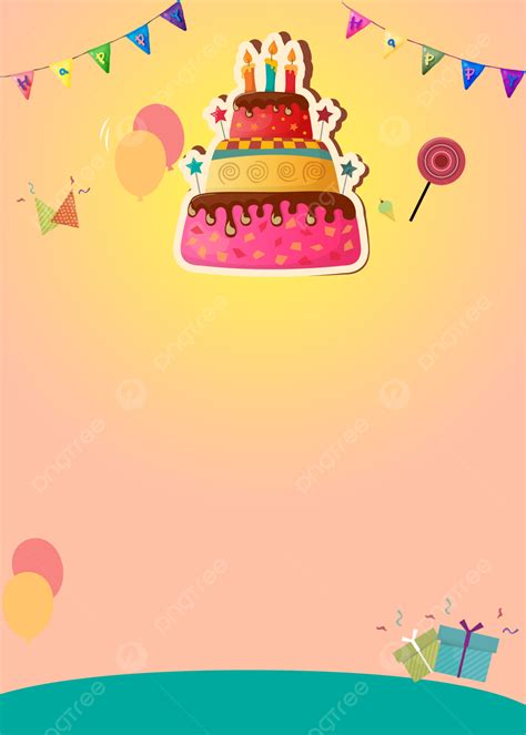 심 플 그 라 데 이 션 유체 생일 축하 배경 단순한 구배 삽화 배경 일러스트 및 사진 무료 다운로드 Pngtree