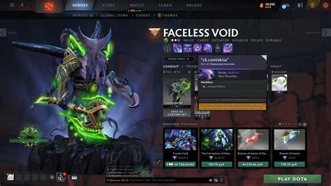 Finally Made A New Faceless Void Arcana Mix Set Please Rate 1 10 R Dota2