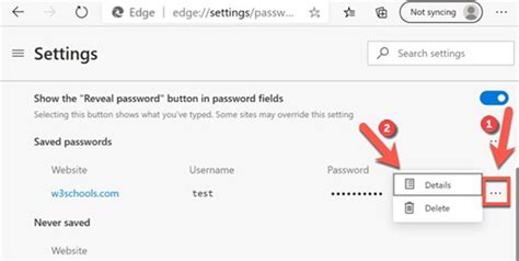 How To Manage Saved Passwords On Microsoft Edge View Delete Edit Export