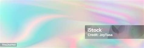 패턴 및 배경에 대 한 수평 우아한 파스텔 홀로그램 텍스처 디자인 질감에 대한 스톡 벡터 아트 및 기타 이미지 질감 홀로그래픽 홀로그램 Istock
