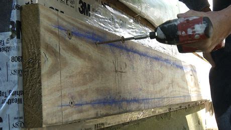 How To Install A Deck Ledger Construccion