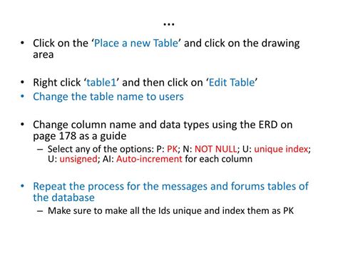 PPT Creating D Atabases With MySQL Workbench PowerPoint Presentation ID
