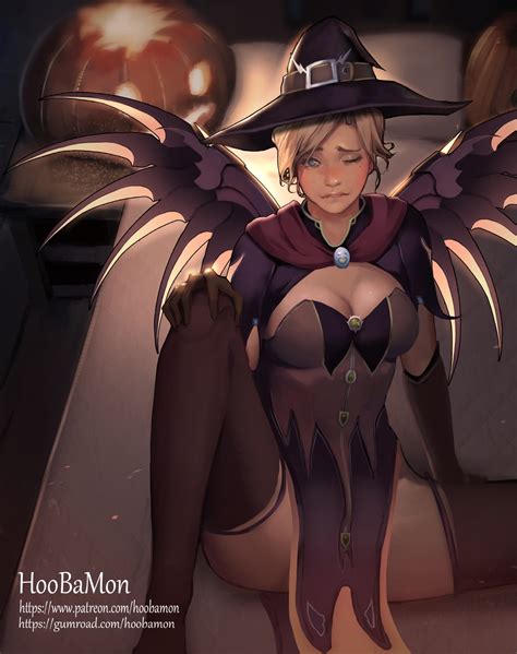 Witch Mercy By Hoobamon Hentai Foundry