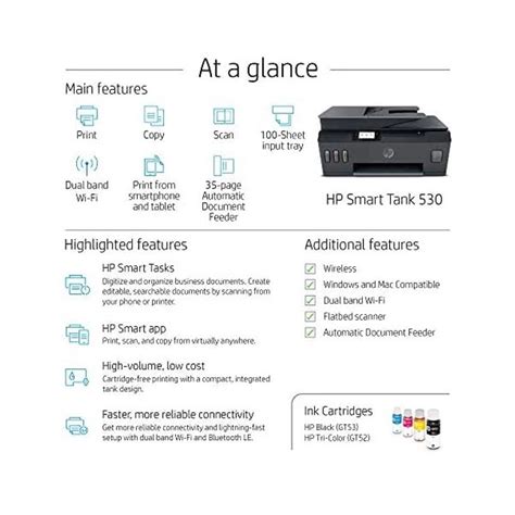 Hp Smart Tank 530 Mfp Ink Tank Printers