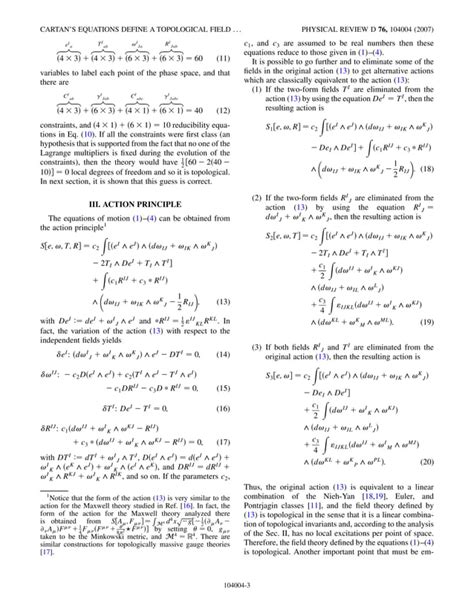 Cartans Equations Define A Topological Field Theory Of The Bf Type Pdf