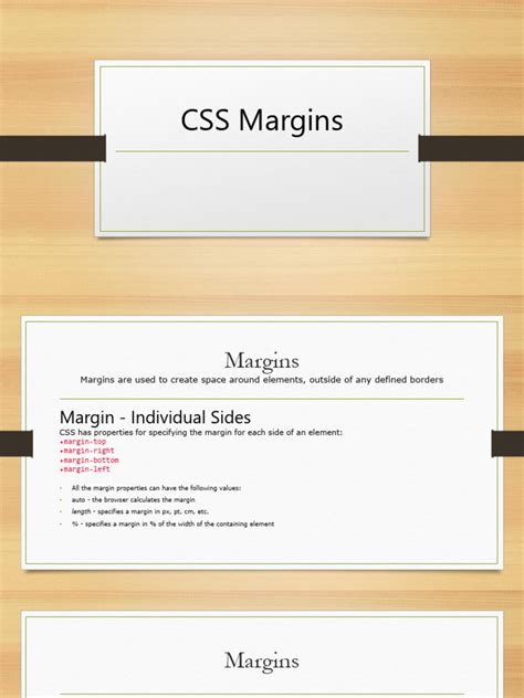 Css Margins Pdf Graphic Design Cascading Style Sheets Css Margins Pdf Graphic Design Cascading Style Sheets