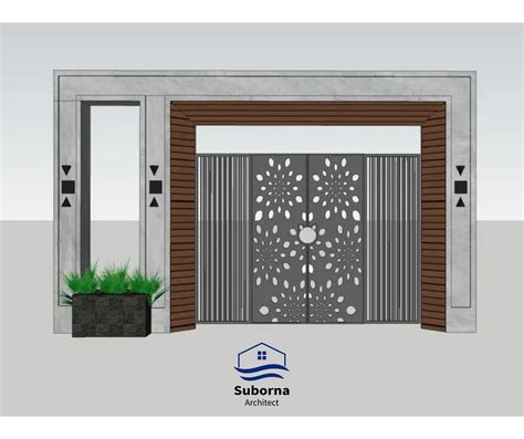 Suborna Architect আরো একটি সুন্দর গেইটের কাজ। যাদের ডিজাইন লাগবে নক করবেন। Facebook