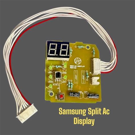 Air Conditioner Split Ac Display Pcb Board Wire 7 Pin Compatible With