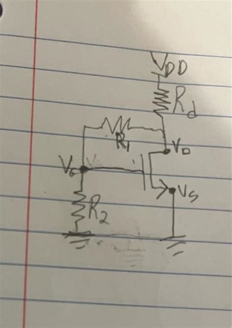 Solved Nmos Circuitplease Solve Symbolically Forvgvdvsrd