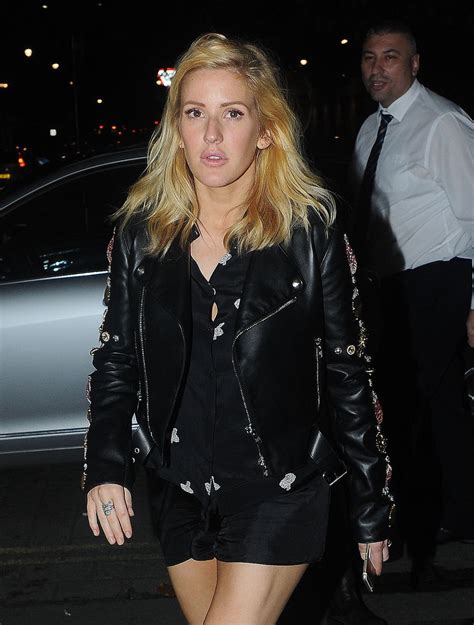 Ellie Goulding At Sexy Fish Restaurant In London Hawtcelebs