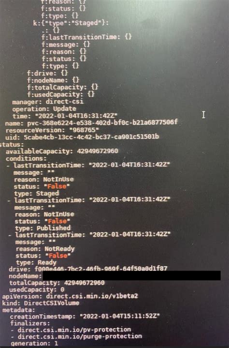 Pods Unbound In Openshift Issue Minio Directpv Github