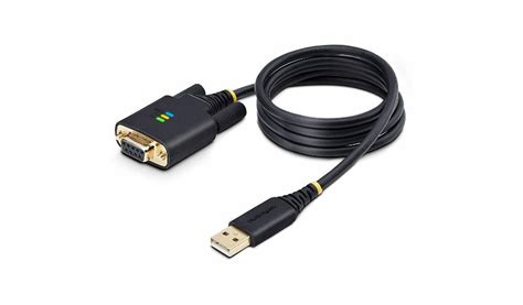 3ft 1m Usb To Null Modem Serial Adapter Cable Com Retention Ftdi Rs232