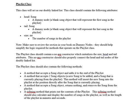 Solved Please List The Song Class Playlist Class And Demo