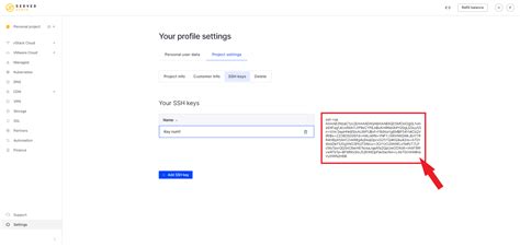 How To Create Ssh Key In Serverspace Control Panel Serverspace Tutorials