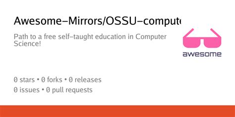 Awesome Mirrorsossu Computer Science Path To A Free Self Taught