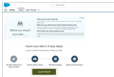 Import Data To Salesforce Using Data Import Wizard Ebsta Knowledge Base