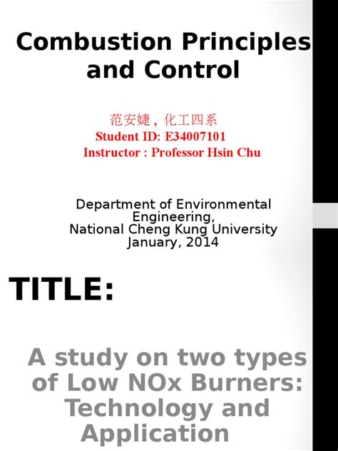 Combustion Principles And Control Pdf N Ox Combustion