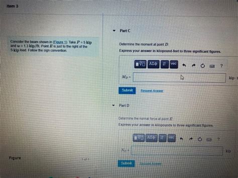 Solved FigureConsider The Beam Shown In Figure Take Chegg