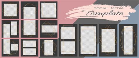 소셜 미디어 배너 템플릿 개인 블로그에 대한 편집 가능한 모형 프로모션 레이아웃 0명에 대한 스톡 벡터 아트 및 기타 이미지 0명 가리기 개체 그룹 Istock