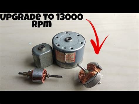 How To Increase Speed Of A DC Motor How To Upgrade A V DC Motor Rpm YouTub Electronic