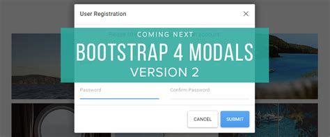 Bootstrap 4 Modals Version 2 Coming Next Dmxzonecom