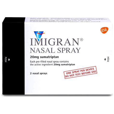 Imigran 20 Mg Nasal Spray 2pcs Nahdi