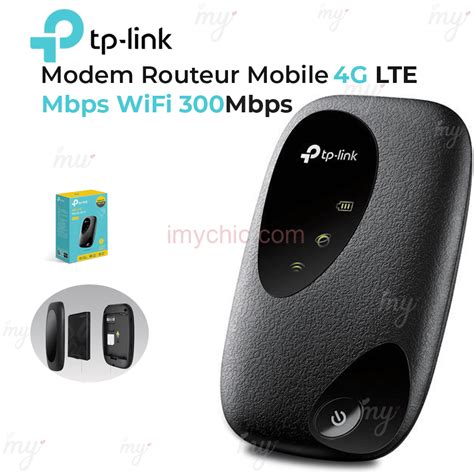 Modem Routeur Mobile 4G LTE 150 Mbps WiFi 300 Mbps Tp-link M7200 – imychic