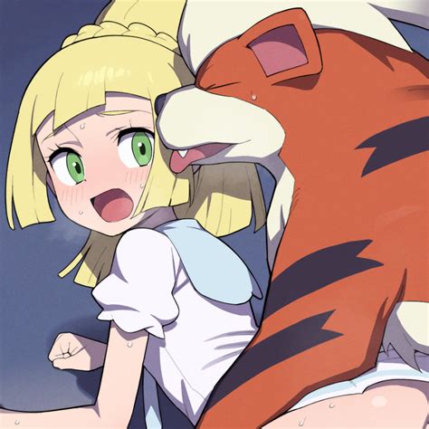 Hentamonn Growlithe Lillie Pokemon Nintendo Pokemon Pokemon Sm
