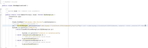 Java No puedo establecer conexión con mi base de datos