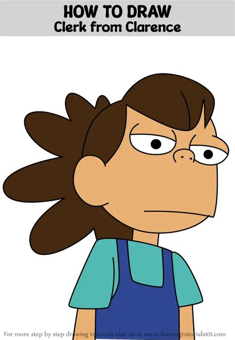 How To Draw Clerk From Clarence Clarence Step By Step DrawingTutorials101 Com