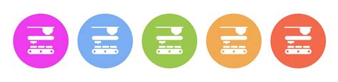 Multi Colored Icon Mass Production Conveyor Button Banner Round Badge Interface For Application