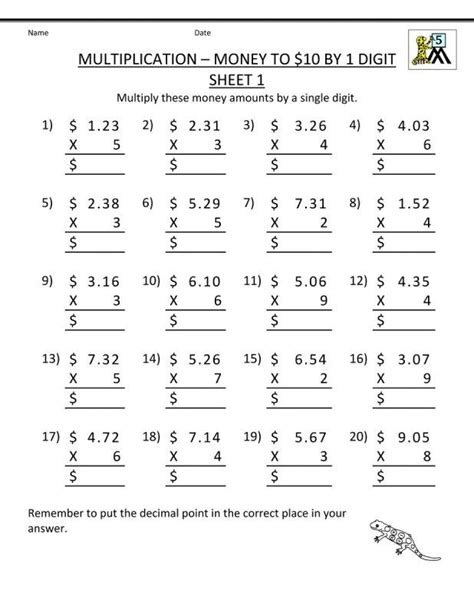60 Printable 5th Grade Math Worksheets 11 Printable Pdf Template