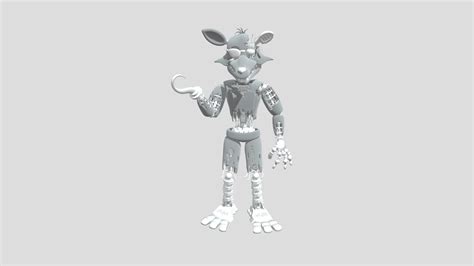 Tmg Withered Foxy Download Free 3d Model By Freddyfazbear Lbscre2