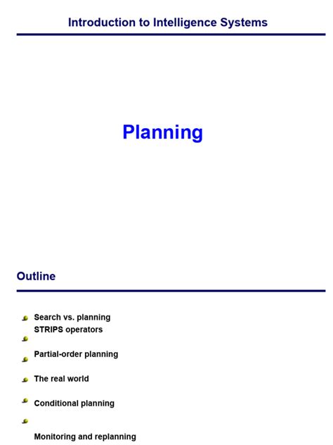 planning ppt pdf applied mathematics mathematical logic