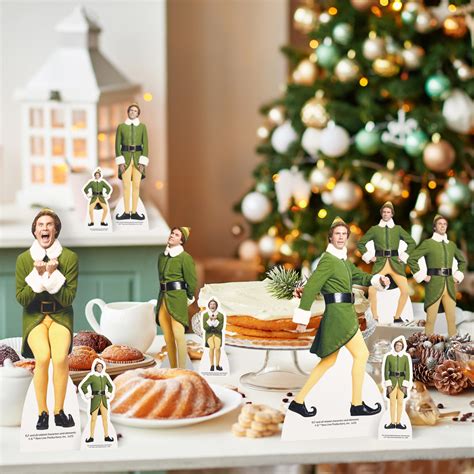 Tt022 Buddy Elf Christmas Table Top Decorations Aka Table Toppers Star Cutouts