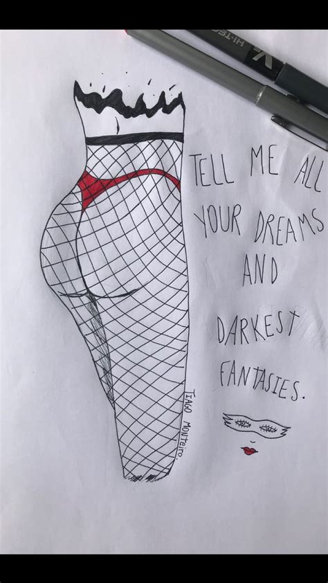 Sexy Cartoons Dark Fantasy Dreaming Of You Sketch Book Doodles Drawings Artist