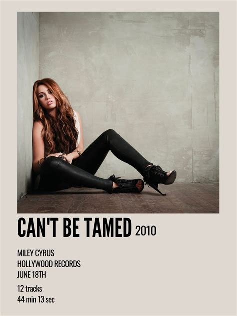 Can T Be Tamed Miley Cyrus Poster