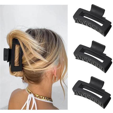 Зажим заколка краб для волос женская аксессуар для красивого закалывания волос покрытие Soft