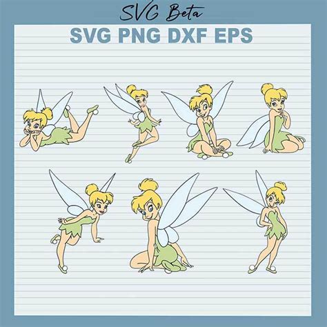 Disney Tinkerbell Bundle Svg Peter Pan Svg Swings Svg Tinkerbell Disney Princess Svg Cut Files