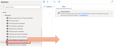 Copy Cells From Excel Worksheet Actionpower Automate Desktop Kaizenpersonal Computer Work
