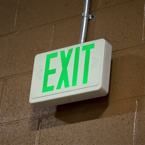 Green Exit Signs