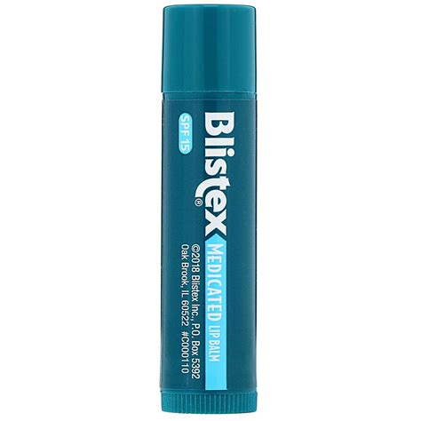 Blistex Medicated Spf 15 Lip Balm Pack Of 6