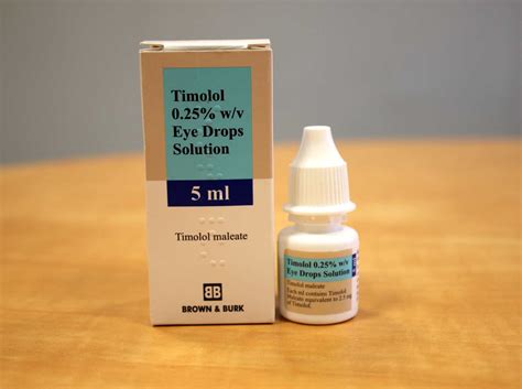 Timolol Eye Drops Brown And Burk