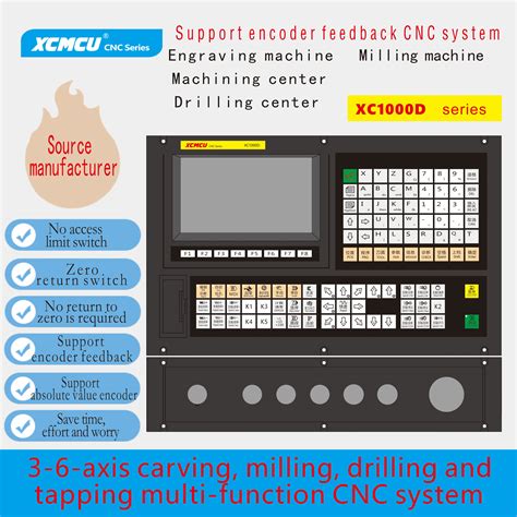 XCMCU XC1000D 3 4 5 6 Axis USB CNC Control System FANUC G Code Support Offline Milling Boring