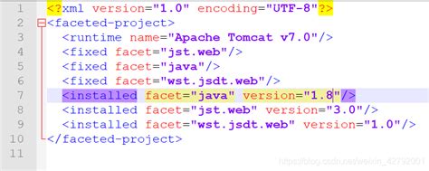 Tomcat服务器add项目报错：project Facet Java Version 18 Is Not Supported