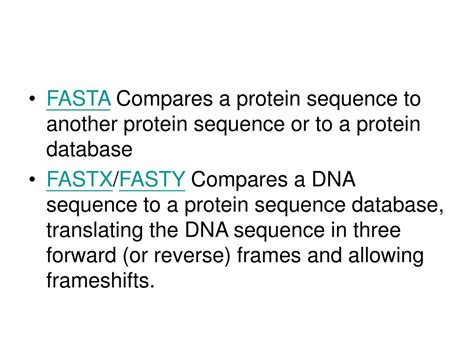 Ppt Fasta And Blast Powerpoint Presentation Free Download Id 948138